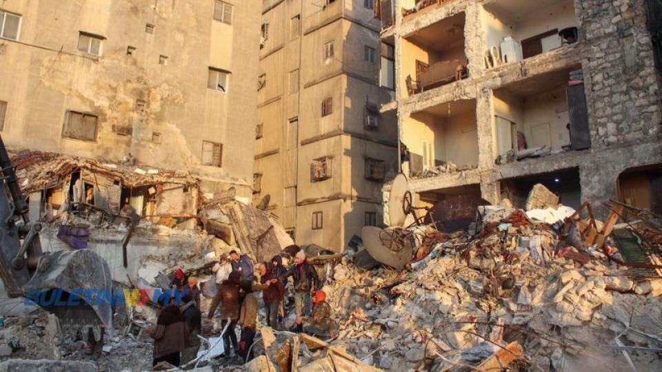 Operasi mencari dan menyelamat di Syria diperhebat | BULETIN TV3 Malaysia
