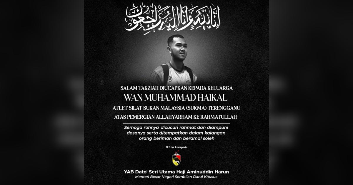 MB Negeri Sembilan ucap takziah kepada keluarga pesilat | BULETIN TV3 ...