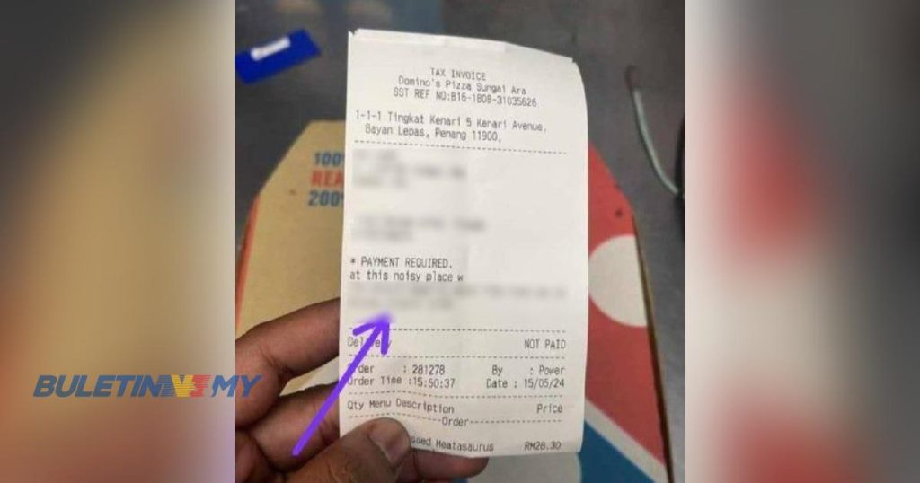 8 individu dirakam keterangan berkait isu resit tempahan piza hina ...