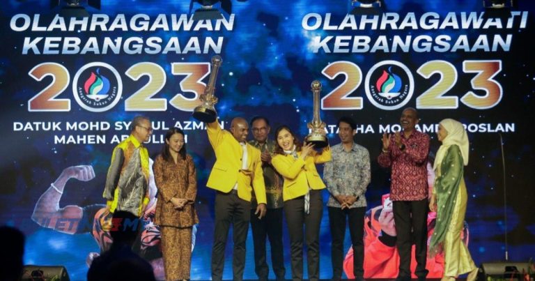 Syarul Azman, Natasha rangkul gelaran Olahragawan, Olahragawati 2023 ...