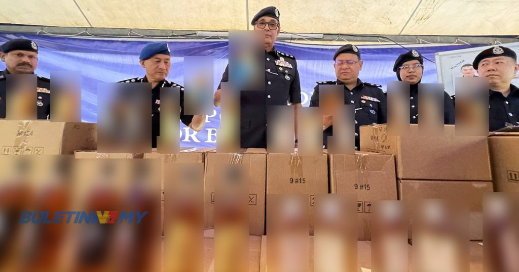 Polis tahan tiga ahli Geng Ah Meng, pelbagai arak tiruan dirampas ...