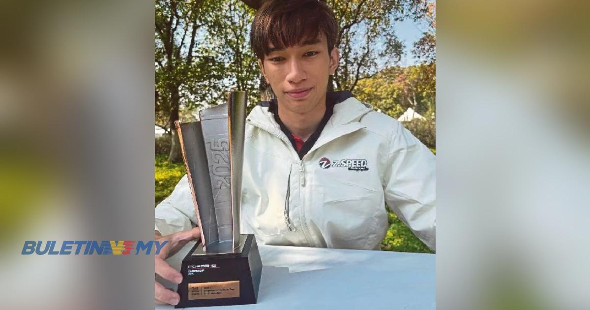 Amer Harris naik podium di Porsche Carrera Cup Asia | BULETIN TV3 Malaysia
