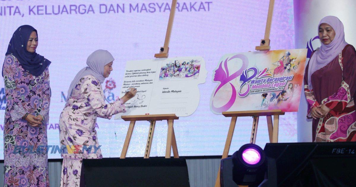 Pos Malaysia keluarkan setem khas sempena Hari Wanita | BULETIN TV3 ...
