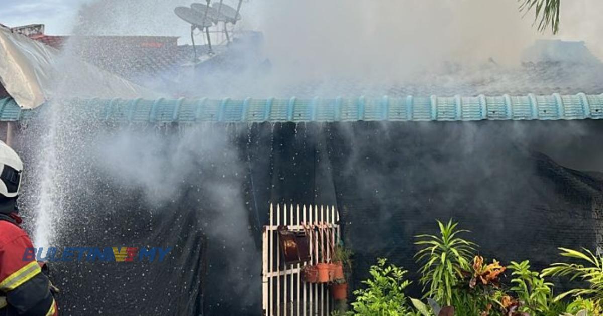 Rumah teres satu tingkat musnah dalam kebakaran di Alor Setar | BULETIN ...