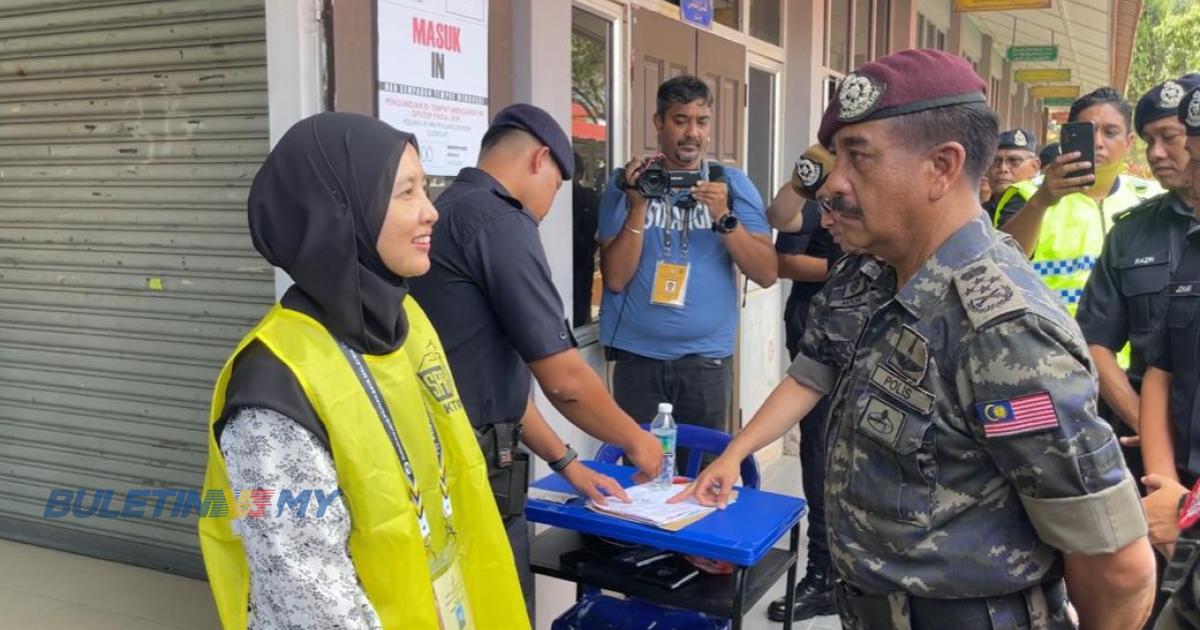 PRK DUN Ayer Kuning: KPN lawat pusat pengundian | BULETIN TV3 Malaysia