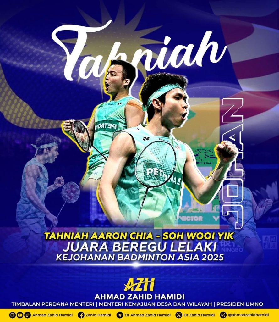 Kemenangan Aaron-Wooi Yik tarik perhatian TPM, Menteri Sukan | BULETIN ...