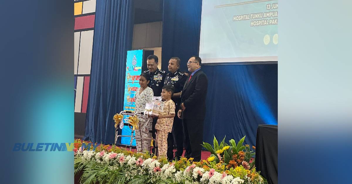 Hari Polis ke-218: PDRM santuni pesakit kanak-kanak di HPKK | BULETIN ...