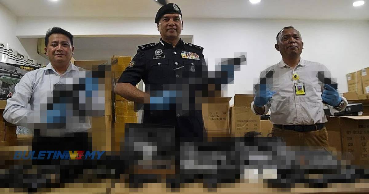 Polis serbu ‘markas’ jual senjata api tiruan, 3 warga asing ditahan ...