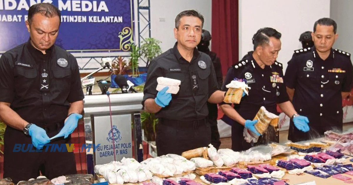 Kejayaan polis tumpaskan sindiket dadah di Kelantan, dihargai | BULETIN ...