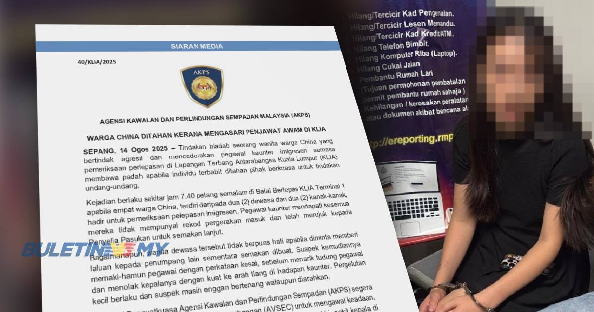 Warga China ditahan kasari pegawai imigresen | BULETIN TV3 Malaysia