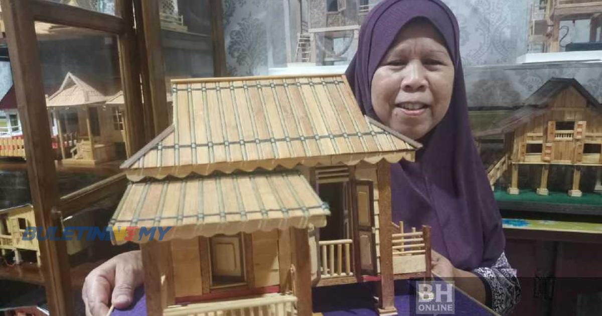 Replika rumah tradisional hasil seni mengagumkan | BULETIN TV3 Malaysia