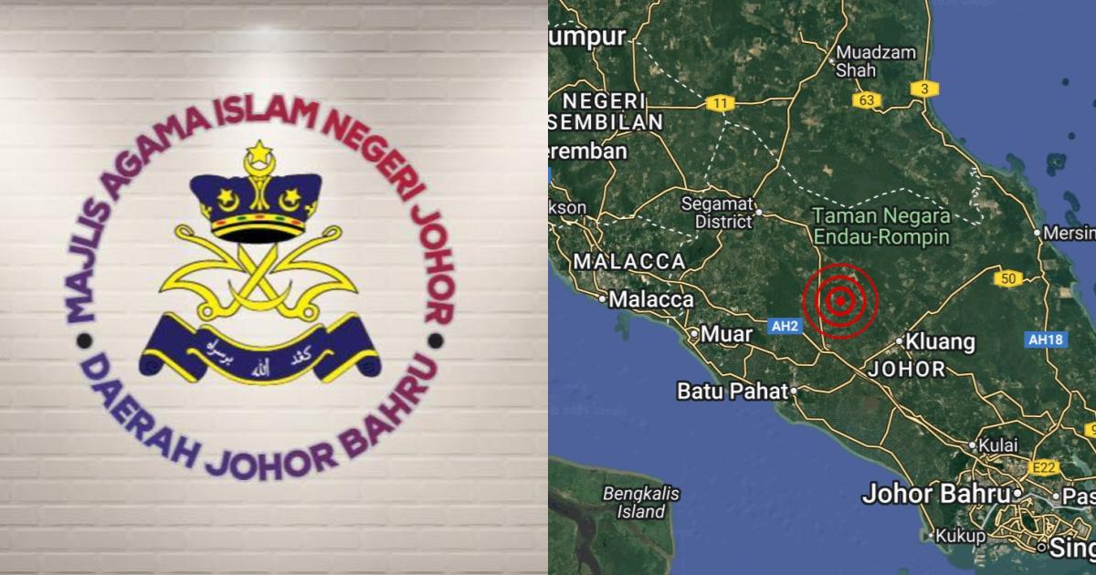 Gempa Segamat: MAINJ saran masjid, surau anjur doa selamat, solat hajat ...