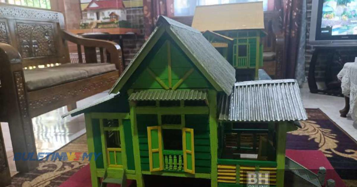 Replika rumah tradisional hasil seni mengagumkan | BULETIN TV3 Malaysia