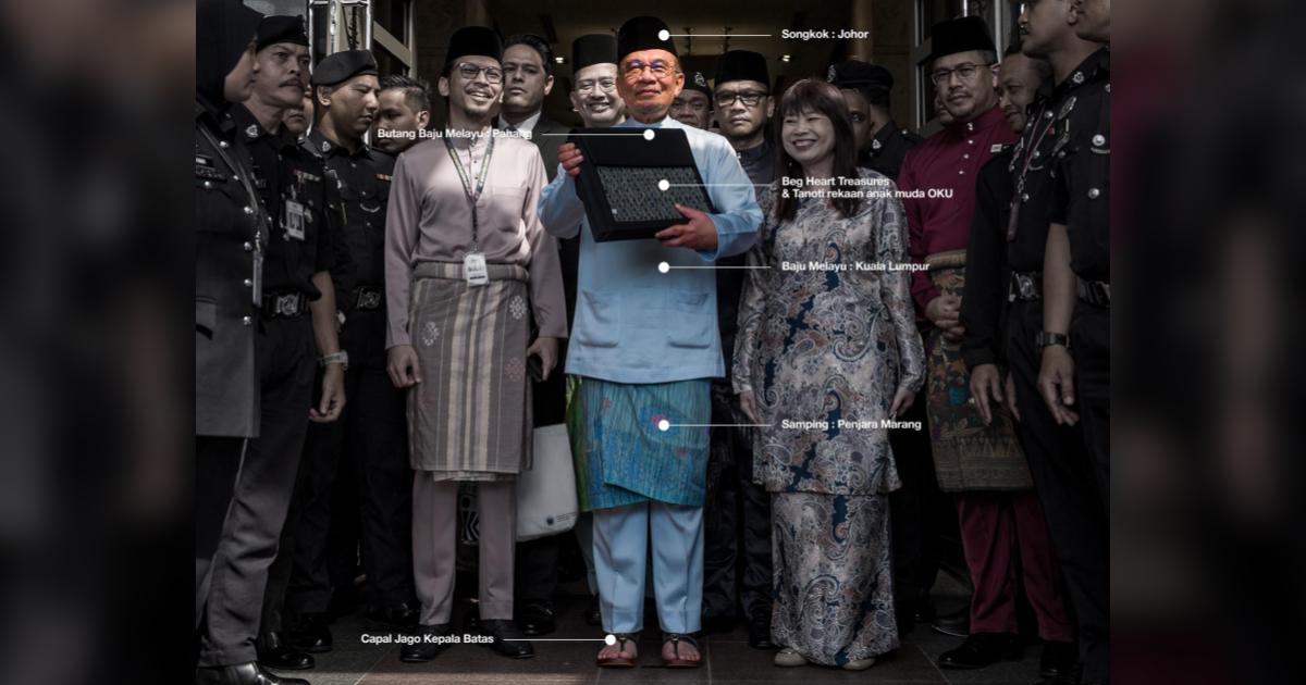 PM bawa beg dokumen Belanjawan 2026 hasil tenunan pemuda OKU | BULETIN ...