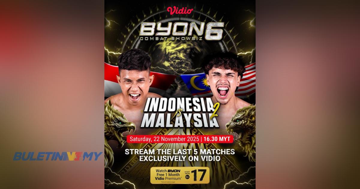 Byon Combat Showbiz Vol. 6, hidupkan semula pertarungan 2 negara ...