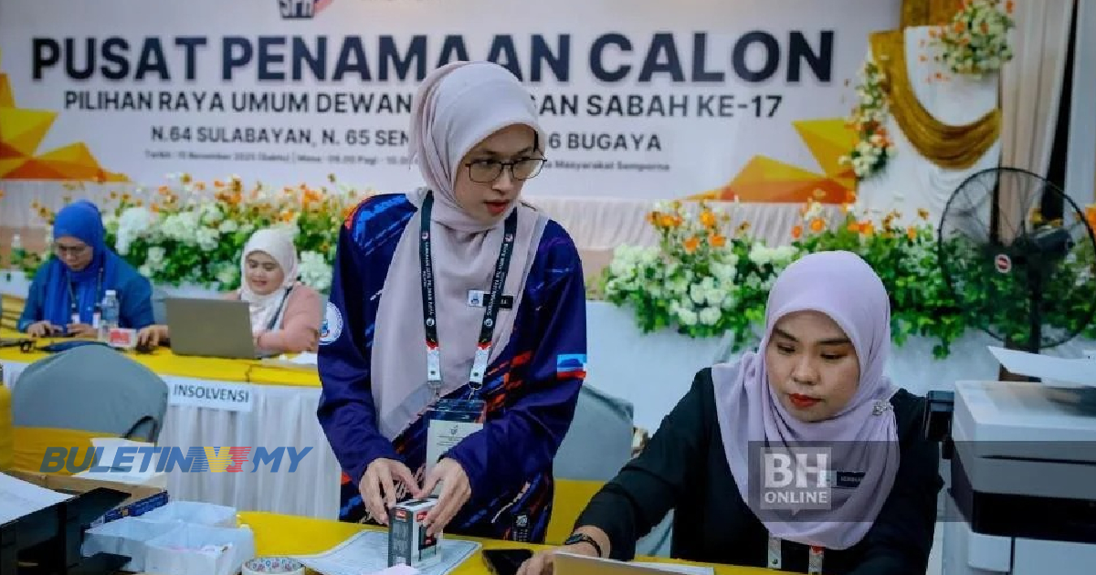 PRN Sabah: Lebih 33,000 petugas dilantik SPR pastikan pilihan raya ...