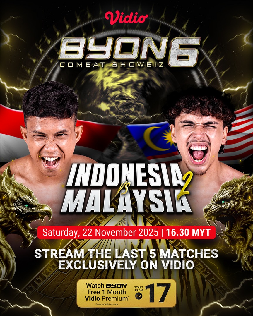 Byon Combat Showbiz Vol. 6, hidupkan semula pertarungan 2 negara ...