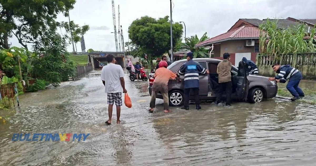 Paras air semakin meningkat di beberapa kawasan di Shah Alam, Klang ...