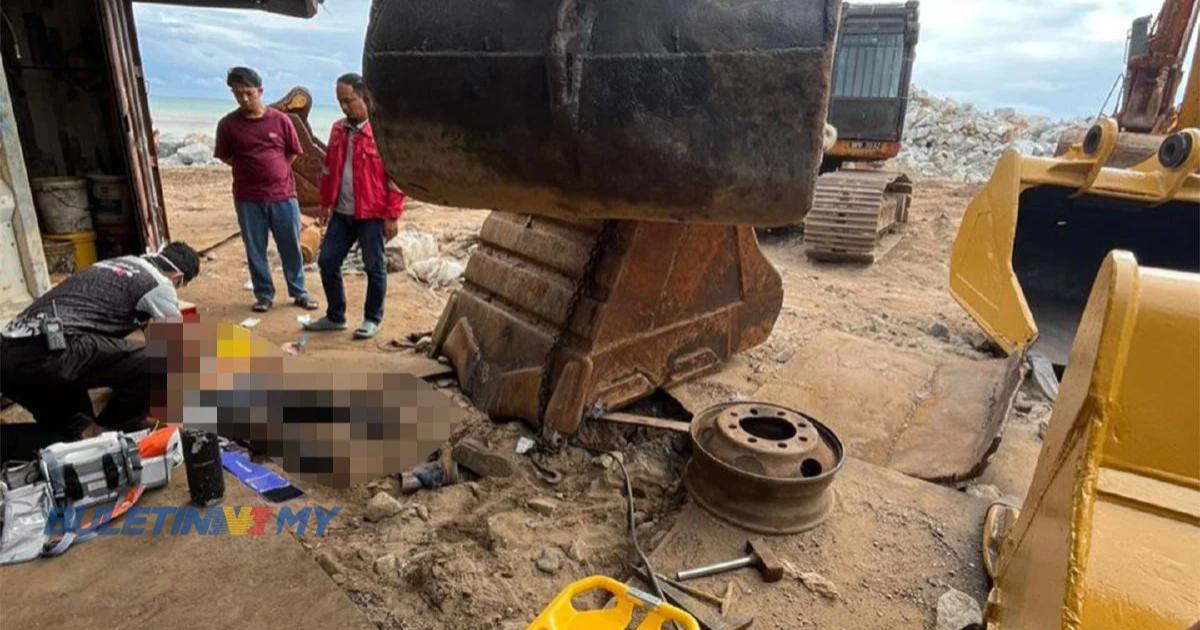 Jurukimpal maut ditindih ‘bucket’ jengkaut di Kuala Nerus | BULETIN TV3 ...