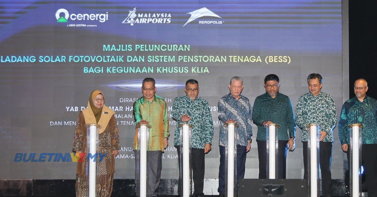 PETRA lancar Projek Solar Fotovoltaik, BESS untuk KLIA | BULETIN TV3 ...
