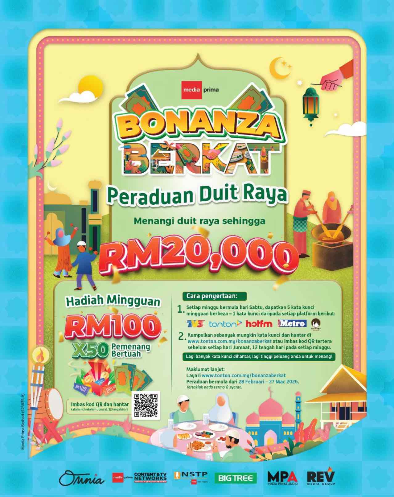 Media Prima tawar duit raya melalui peraduan Bonanza Berkat | BULETIN ...
