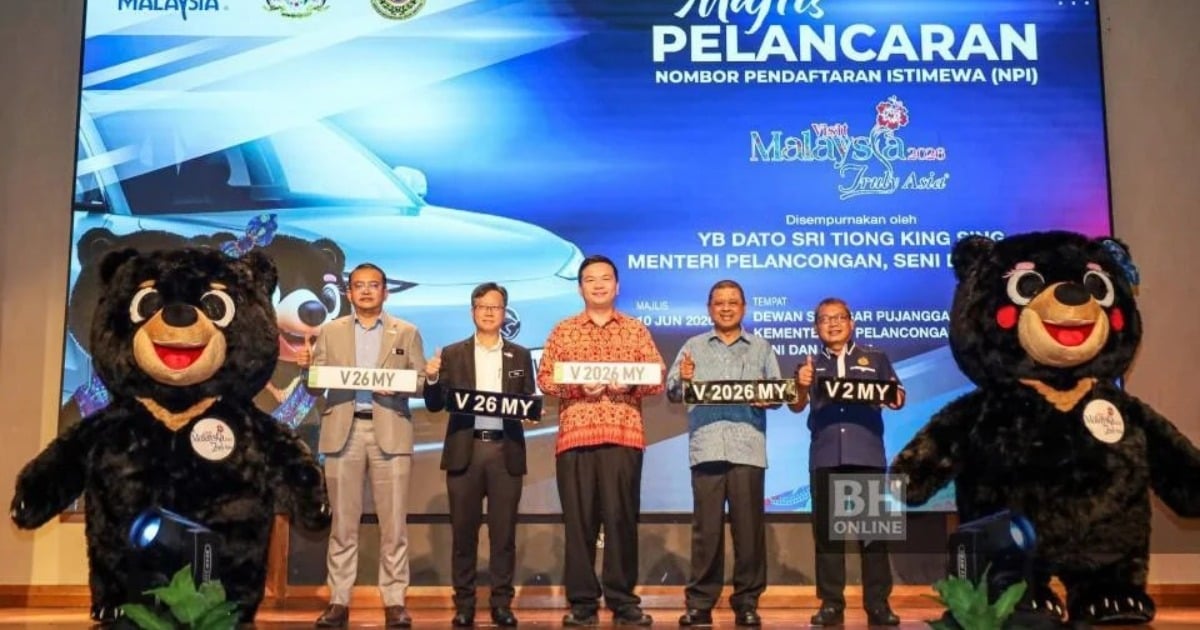 JPJ buka bidaan nombor khas ‘V_MY’ bermula Sabtu ini sempena TMM2026 ...