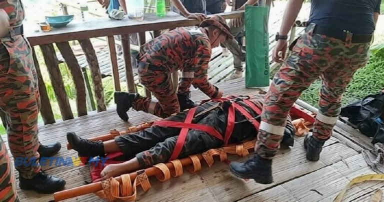 Anggota polis cedera jatuh bukit | BULETIN TV3 Malaysia